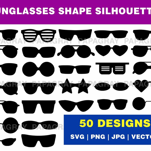 Sunglasses Svg - Etsy
