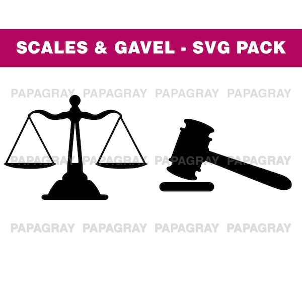 Gavel Court Judge Svg - Etsy