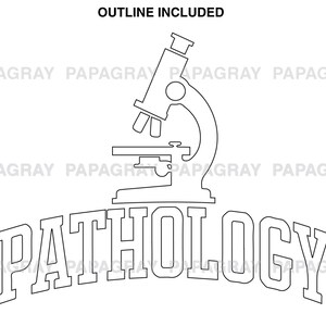 Pathology SVG Vector Graphic | Digital Download | Health PNG, SVG Cut ...