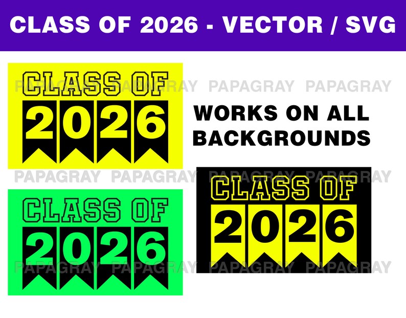 Class of 2026 SVG Graphic Digital Download Class of 2026 - Etsy
