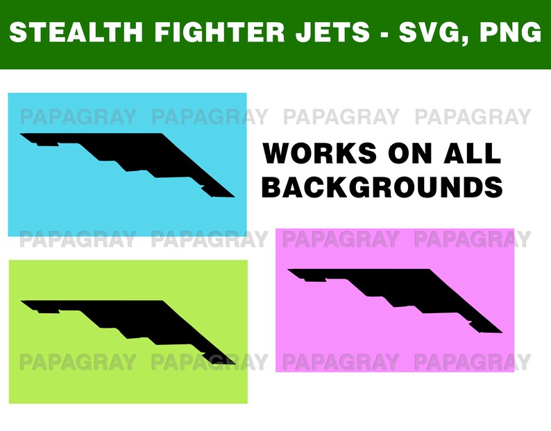 Stealth Fighter Jet SVG Pack 10 Designs Digital Download - Etsy