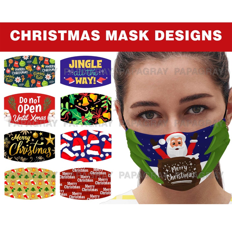 Christmas Mask - Etsy