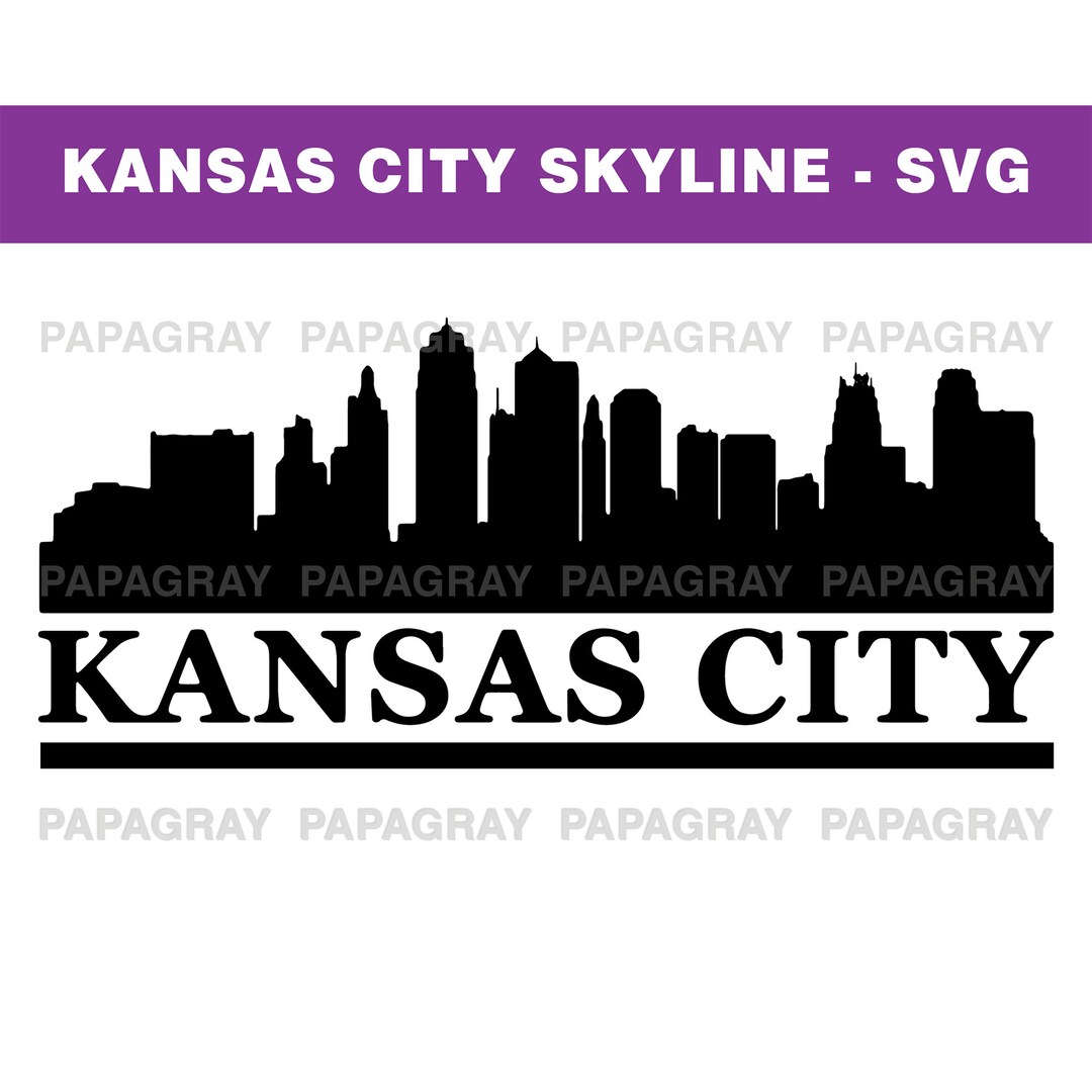 Kansas City Skyline SVG | Digital Download | Kansas City SVG, Kansas ...