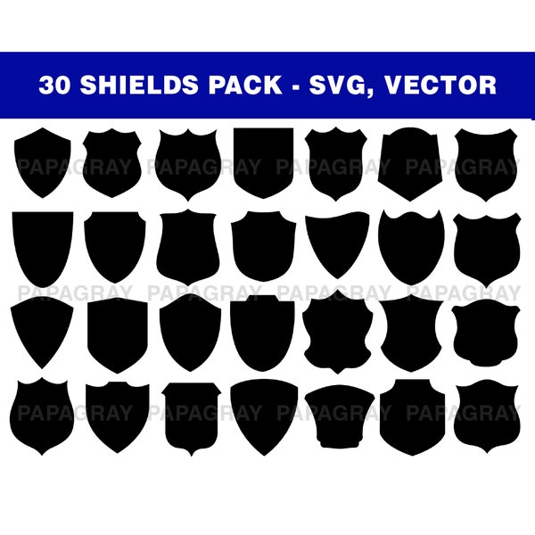Shield Svg - Etsy