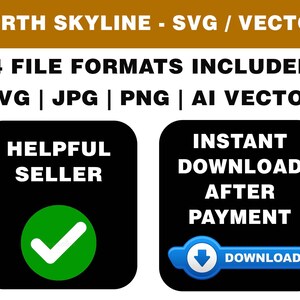 Perth Skyline SVG Digital Download Perth SVG Perth - Etsy