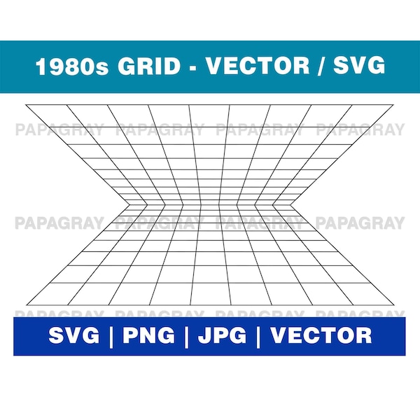 80s Grid - Etsy