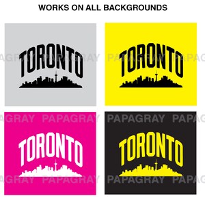 Toronto Skyline SVG Vector Bundle - 7 Designs | Digital Download ...