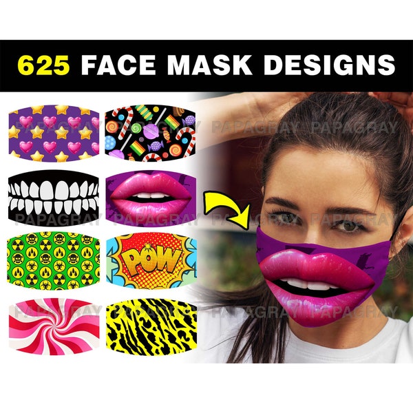 Mask Svg Designs - Etsy