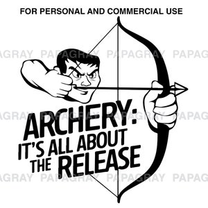 Archery Sayings SVG Bundle 14 Designs Digital Download Bowman Vector ...