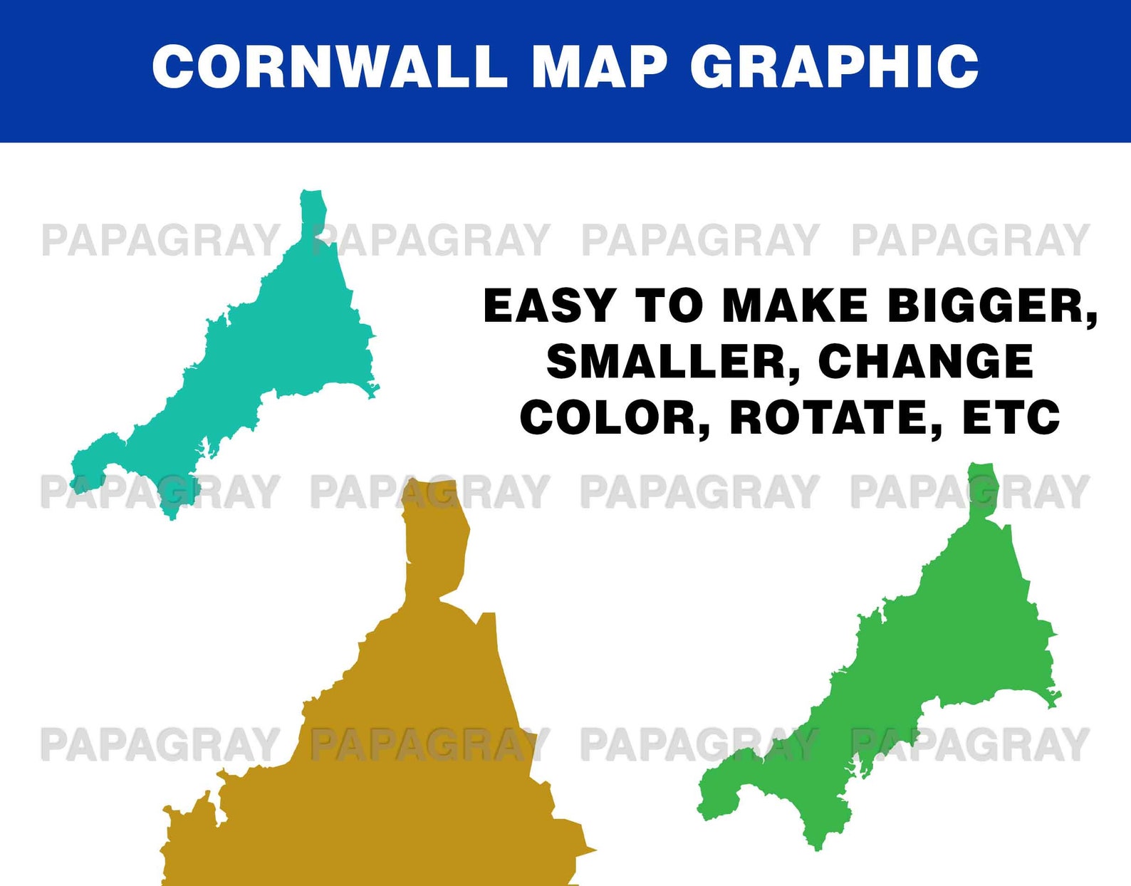 Cornwall Map SVG Vector Graphic Digital Download Cornwall - Etsy Australia