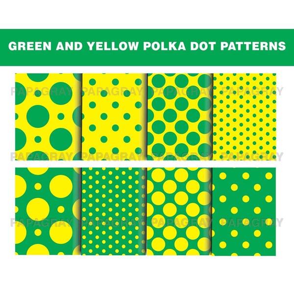 Yellow Polka Dots - Etsy