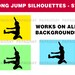 Long Jump SVG Graphic Pack 8 Designs Digital Download - Etsy