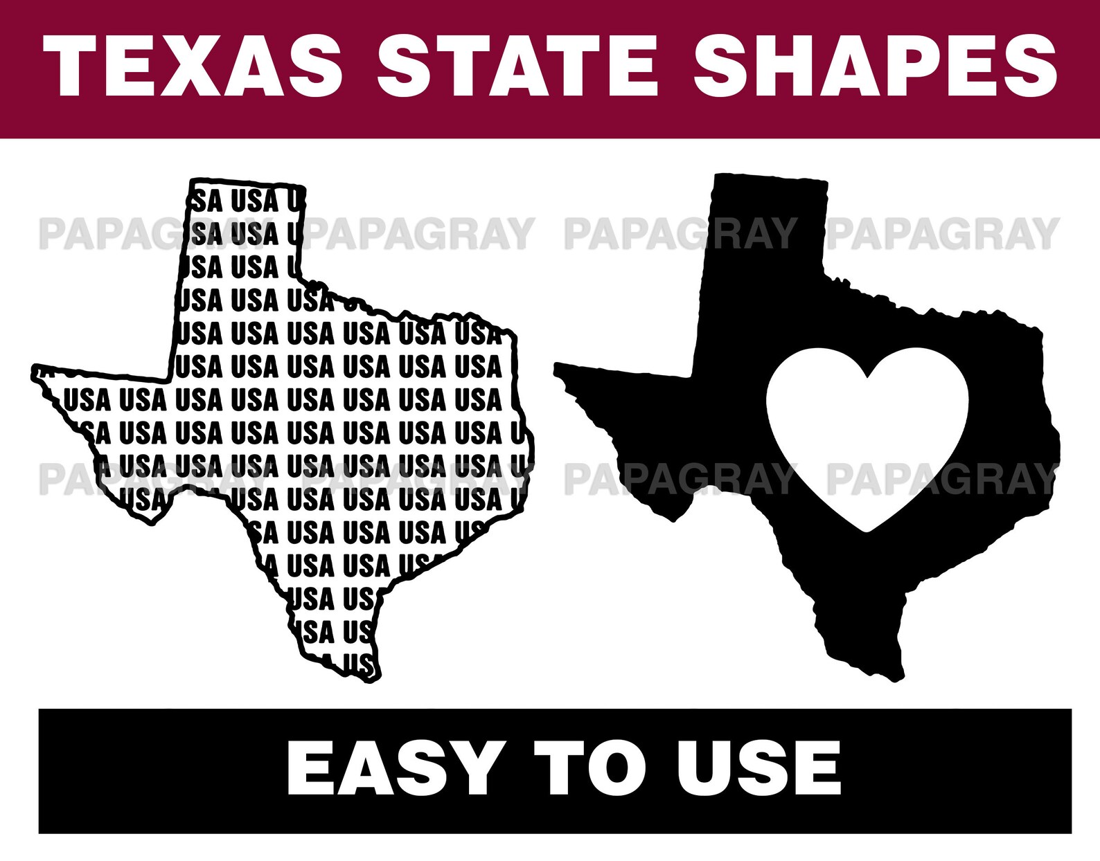 Texas SVG Texas State Shape Digital Download Texas | Etsy