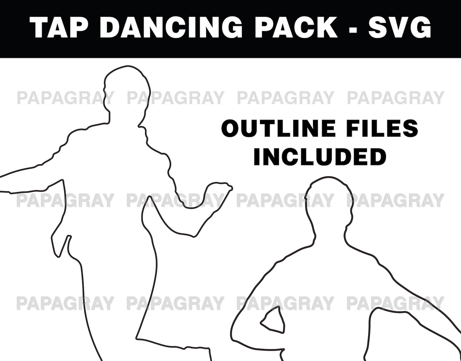 Tap Dancing Silhouette Pack - 10 Designs | Digital Download | Tap ...