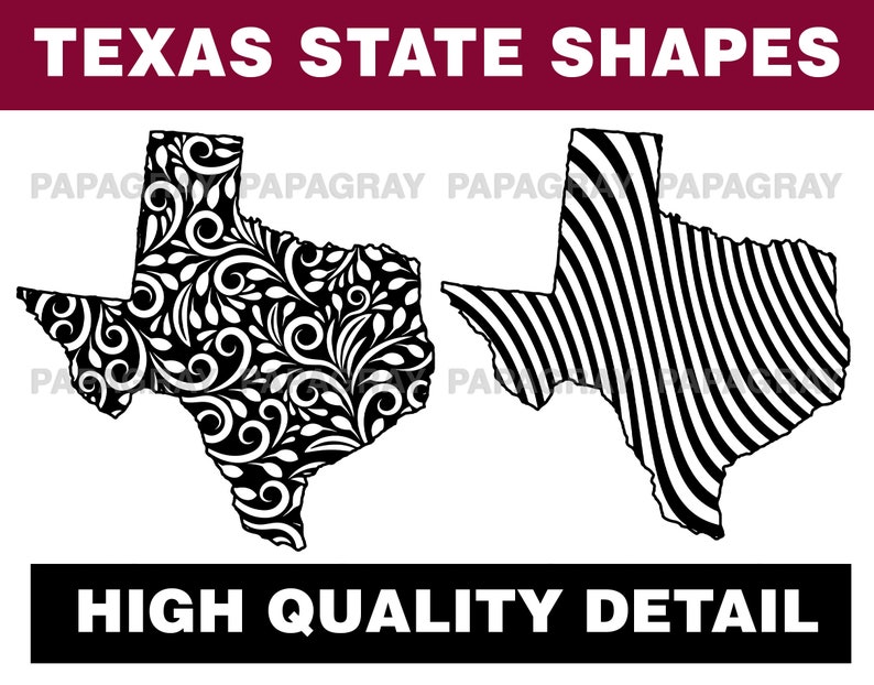Texas SVG Texas State Shape Digital Download Texas - Etsy