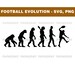 Football SVG Evolution | Digital Download | Football SVG, American ...