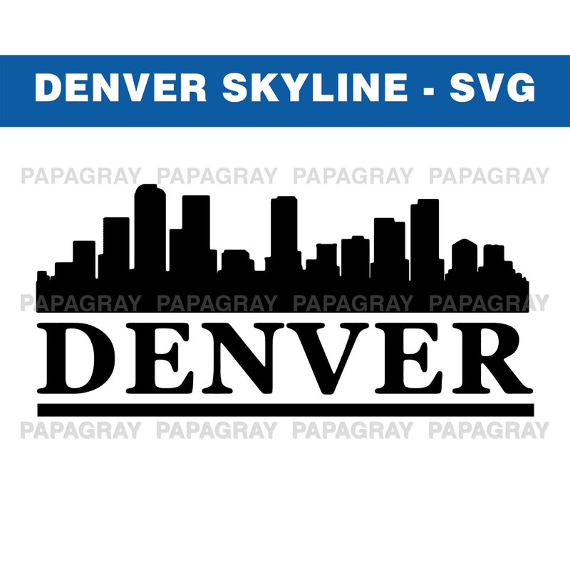 Denver Skyline - Etsy