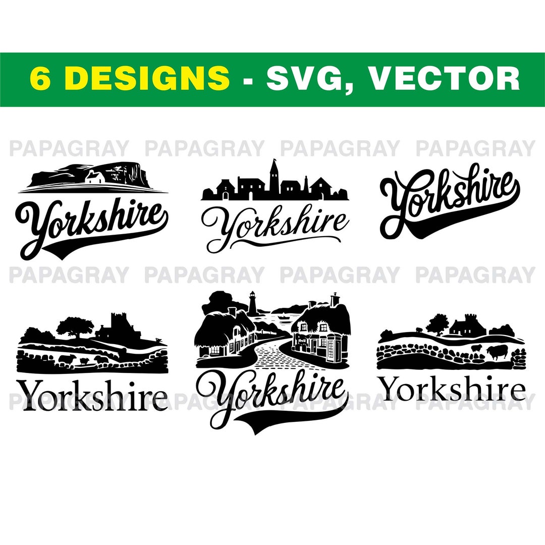 Yorkshire Skyline SVG Vector Bundle: 6 Designs (digital Download) - Etsy