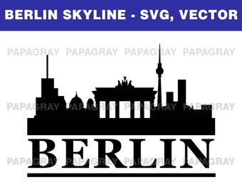 Berlin Skyline Svg - Etsy