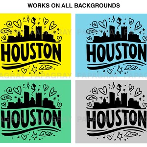 Houston SVG Vector Graphic Bundle - 7 Designs | Digital Download ...