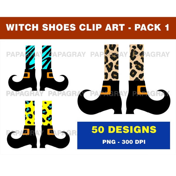 Witch Shoes Clipart - Etsy