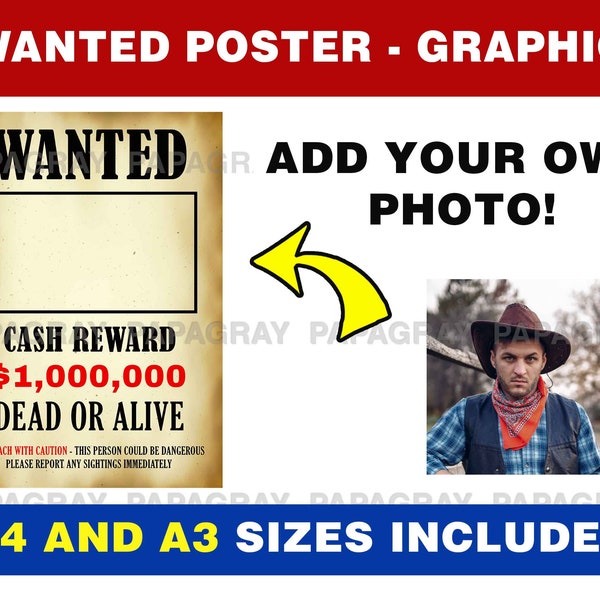 Wanted Poster - Etsy