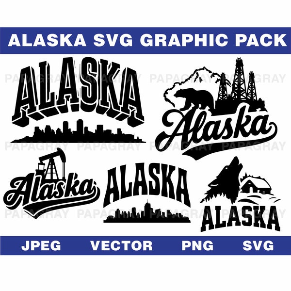 Alaska Svg - Etsy