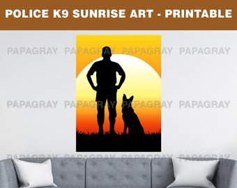 Police K9 Artwork - Etsy
