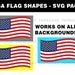 USA Flag Shapes SVG Graphic - 10 Designs | Digital Download | America ...