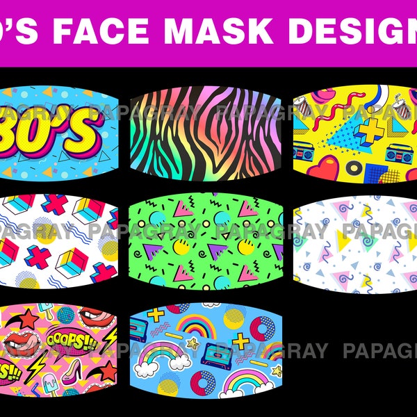 80s Mask - Etsy