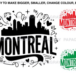 Montreal SVG Vector Graphic Bundle - 6 Designs | Digital Download ...