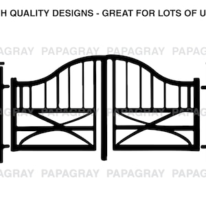 14 Gates Silhouette SVG Vector Bundle | Digital Download | Gateway ...