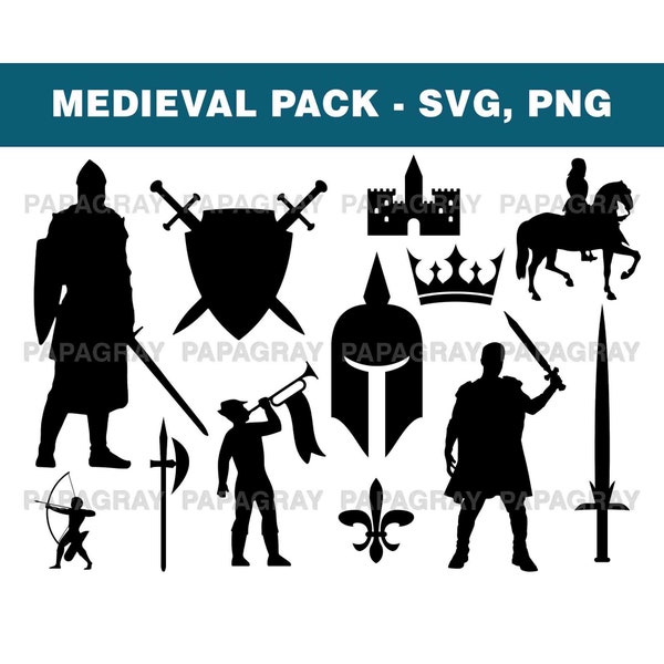 Medieval Svg - Etsy
