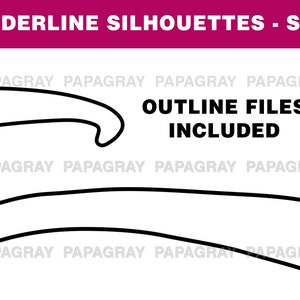 Underline SVG Pack - 12 Designs | Digital Download | College Underline ...