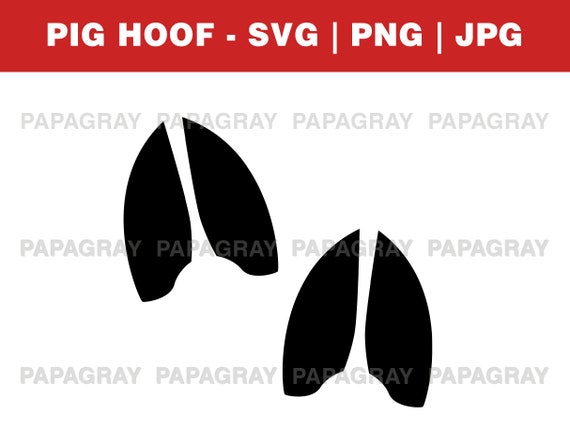Pig Hoof SVG Digital Download Pig Feet PNG Pig Feet - Etsy