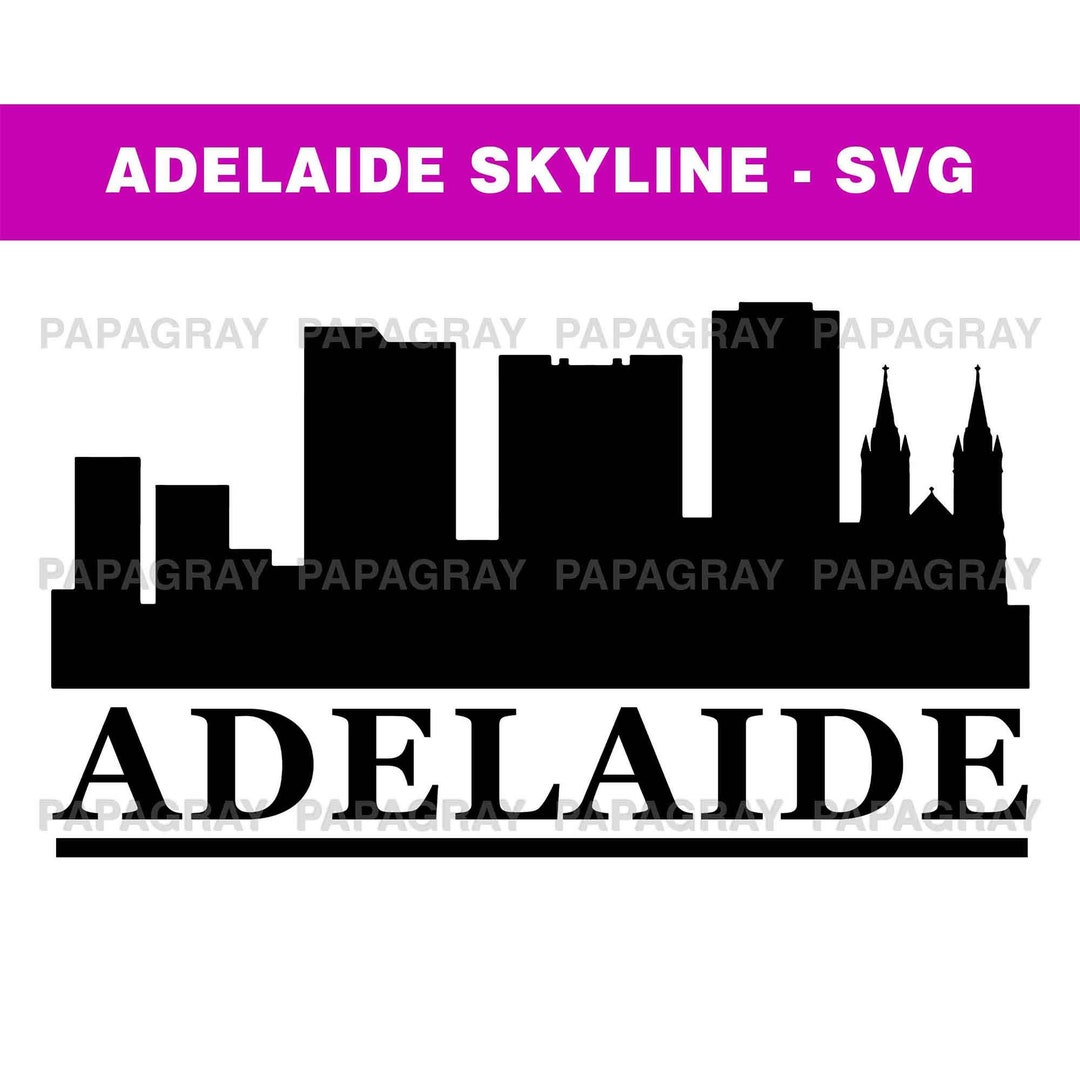 Adelaide Skyline SVG | Digital Download | Adelaide SVG, Adelaide ...