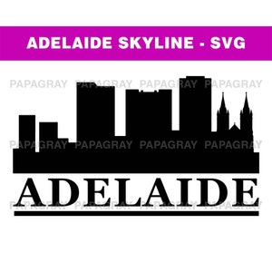Adelaide Skyline SVG | Digital Download | Adelaide SVG, Adelaide ...