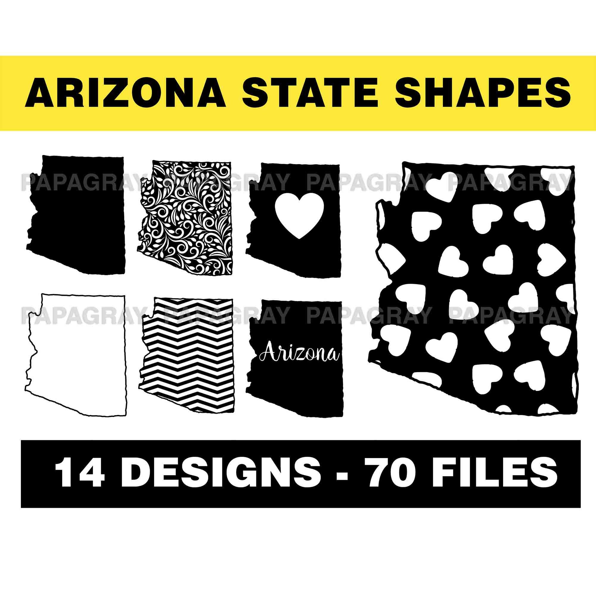 Arizona State Shape