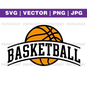 Basketball SVG Vector | Digital Download | Basketball Game PNG ...