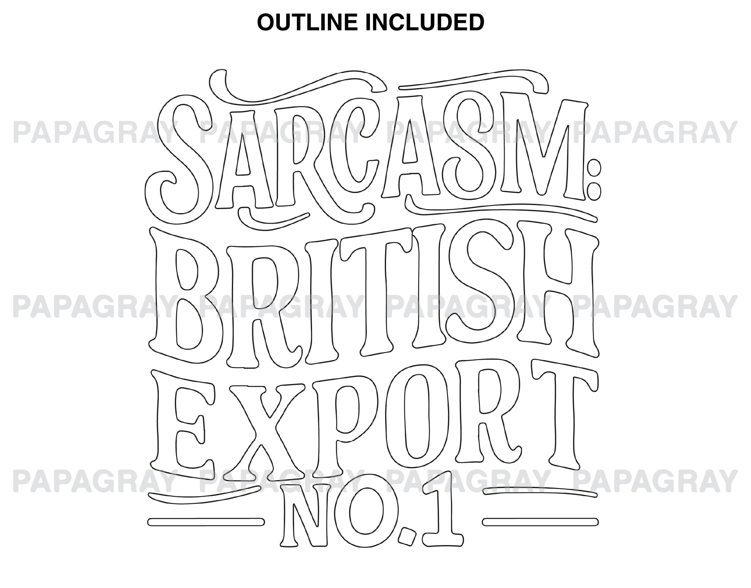 Funny British Sayings SVG: UK Phrases Vector Designs (digital Download ...