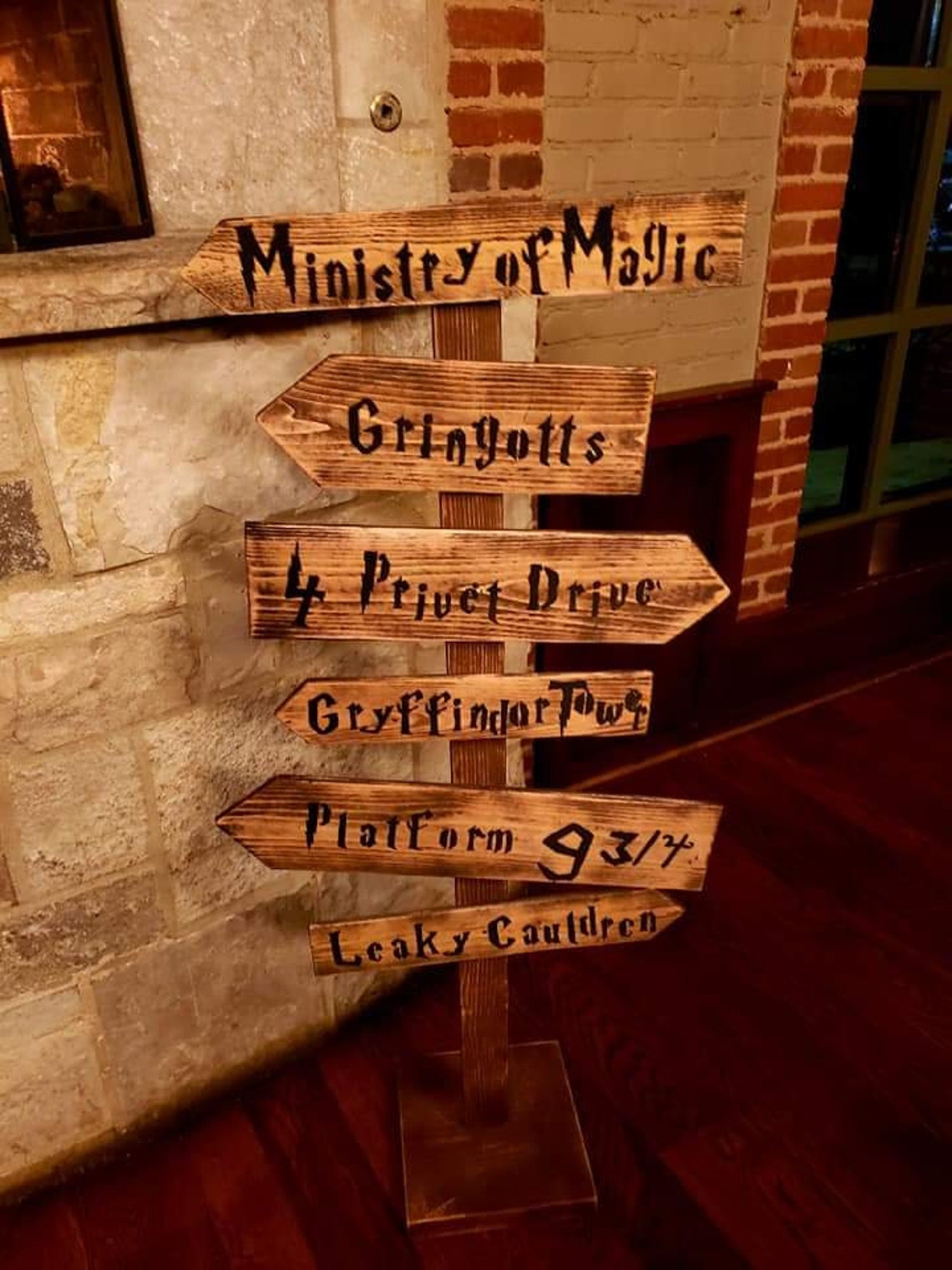 Harry Potter style signs | Etsy