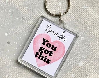 You Got This Keychain | Etsy