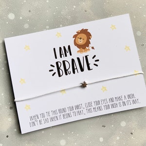 I Am Brave Kids Affirmation Bracelet, Kids Affirmation Gift, Kids ...