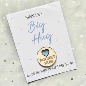 Sending You a Big Hug Pocket Hug, Hug Token, Thinking of You Gift, Send ...