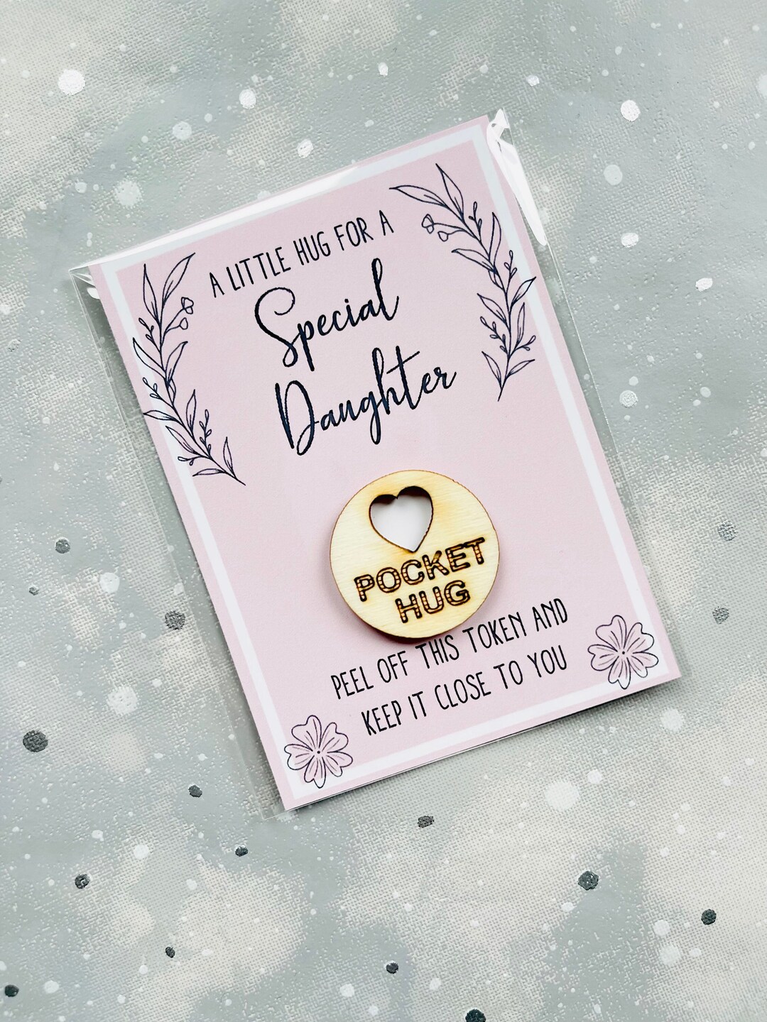 Special Daughter Pocket Hug, Daughter Hug Token, Gift From Gran ...