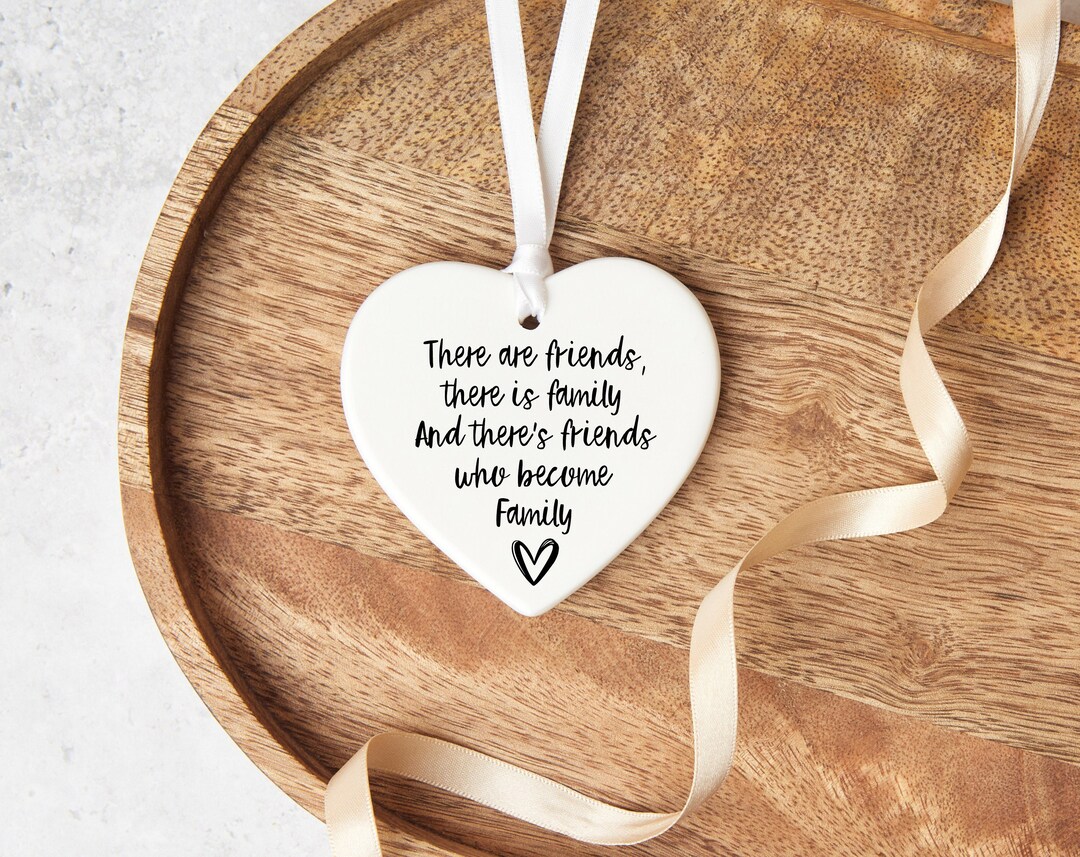 Friends Who Are Family Keepsake, Gift for Bestie, Gift for Life Long ...