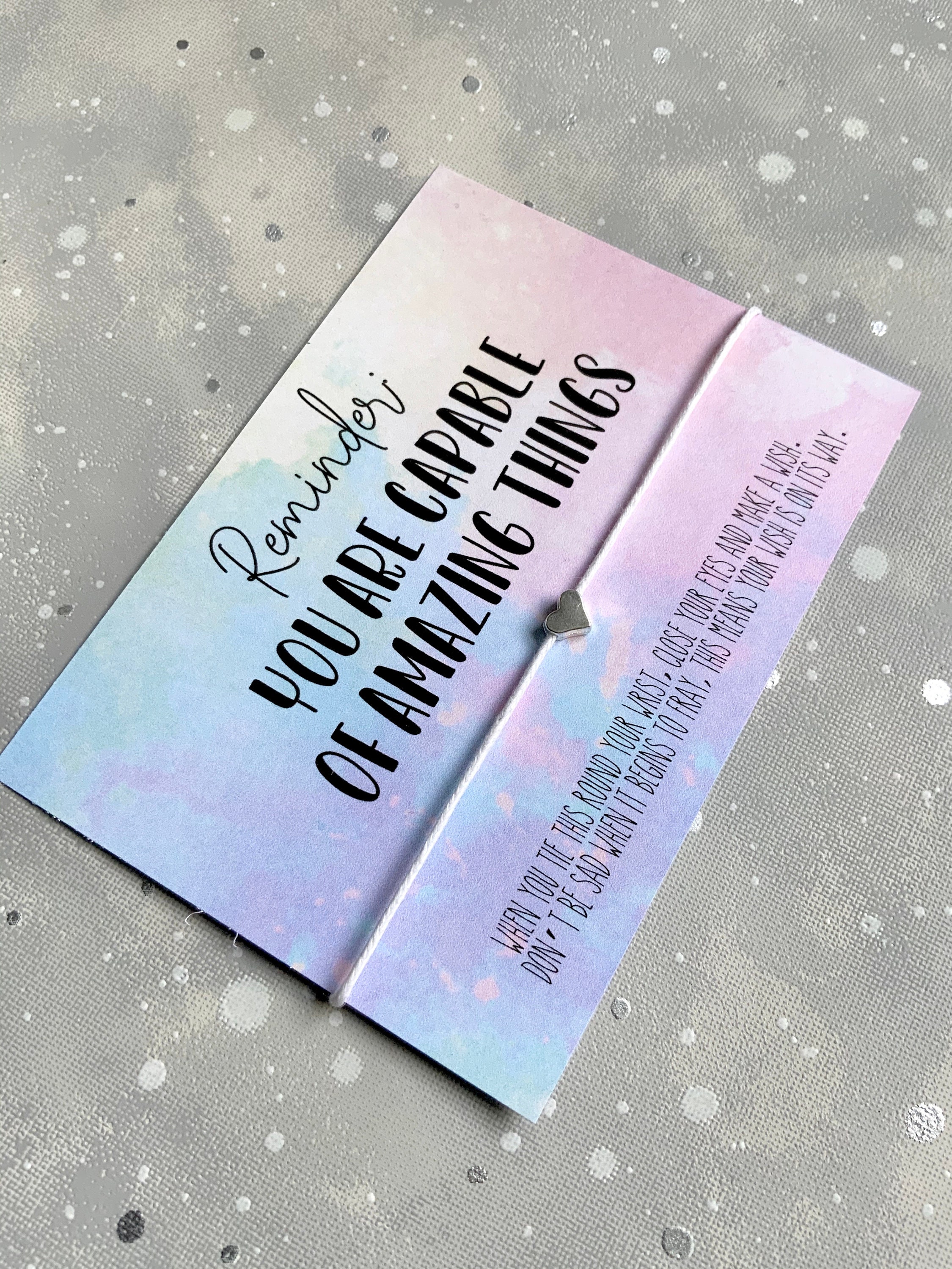 Charm Bracelets positivity gifts you are amazing, positive affirmation ...