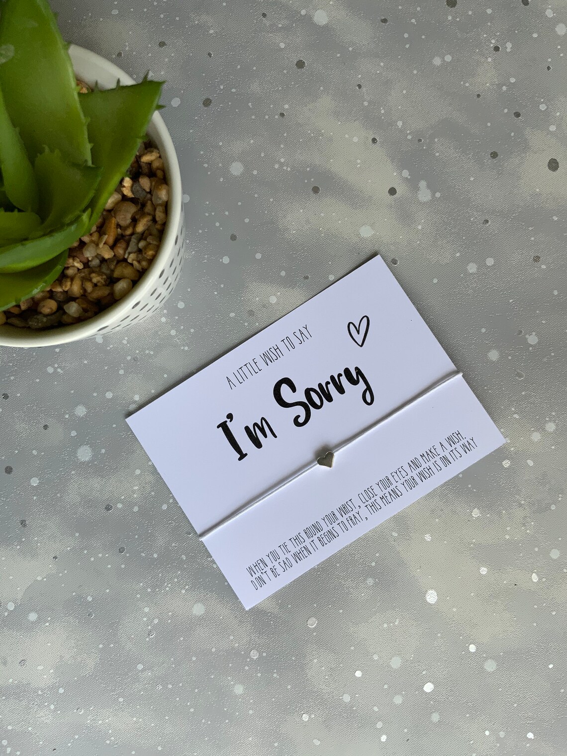 A little wish to say Im Sorry sorry gift sorry card send | Etsy