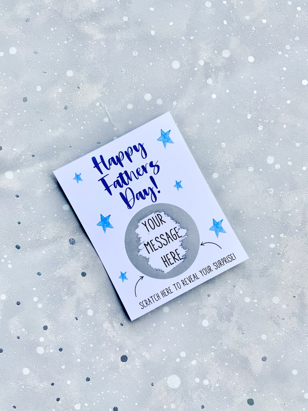 Personalised Fathers Day Scratch Card, Make Your Own Scratch Card ...