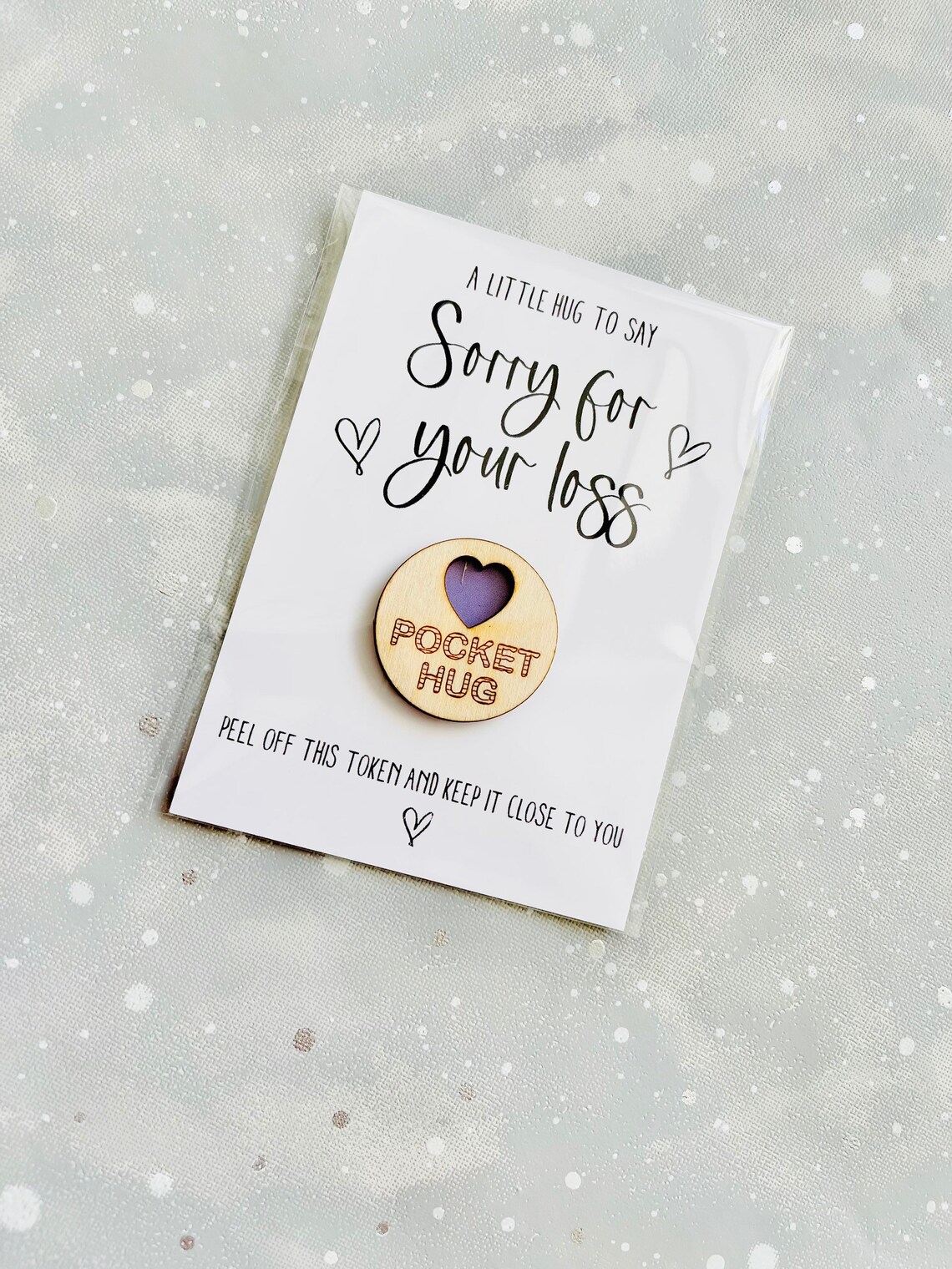 Sorry for Your Loss Pocket Hug Thinking of You Grief Gift - Etsy